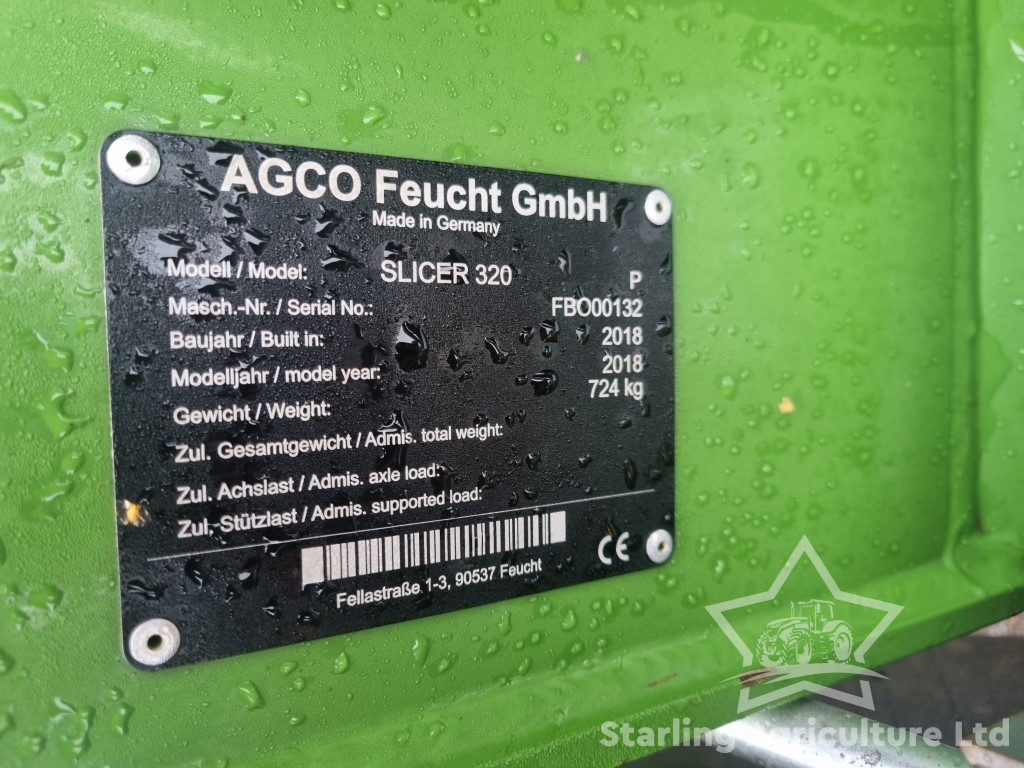 Fendt Slicer 320P Mower